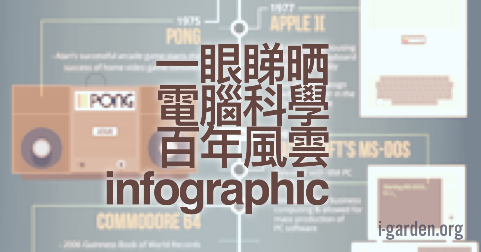 電腦演變系列 (The Evolution of Computers) (3) – 「一眼睇晒」電腦科學百年風雲 [infographic ...